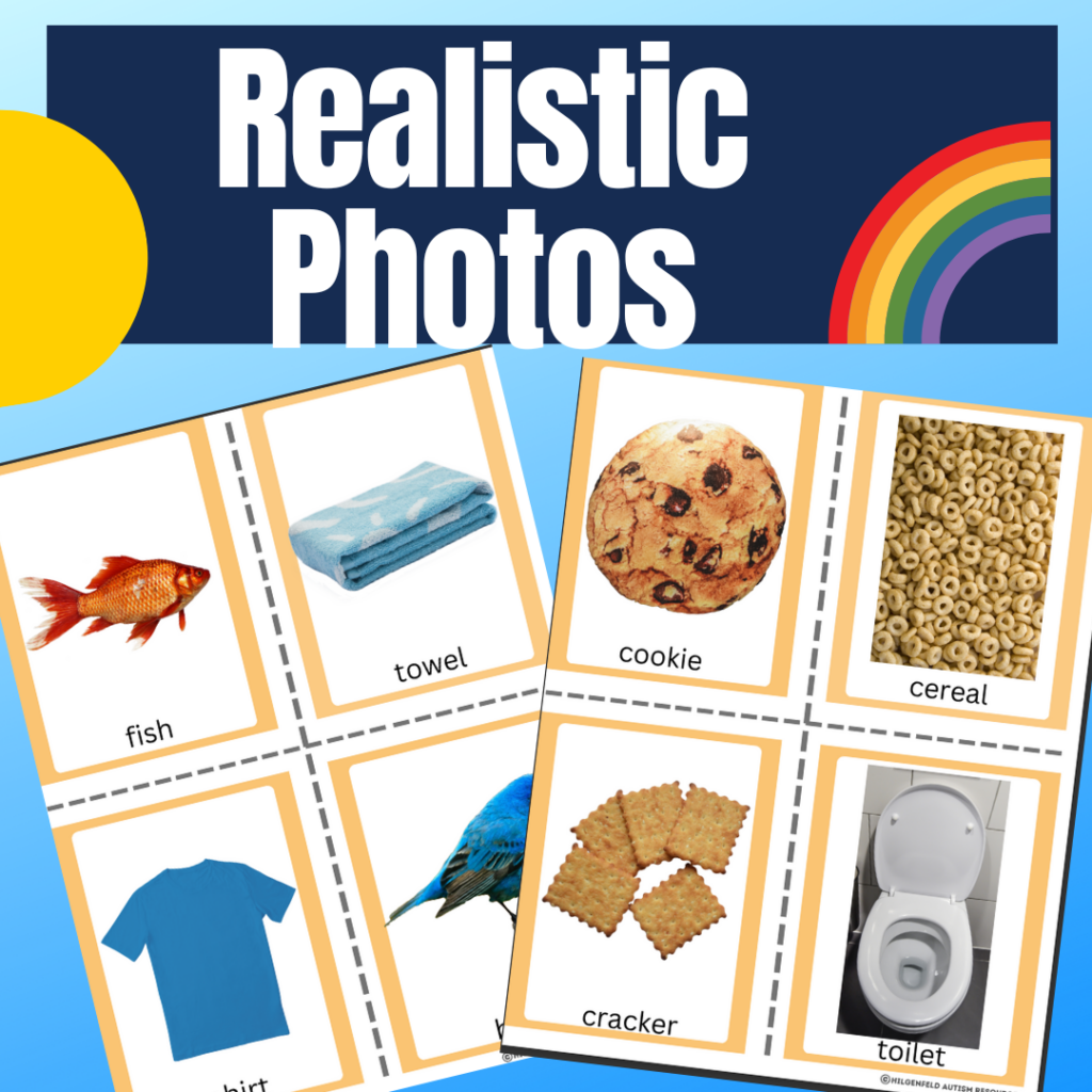 Common Object Picture Cards for ABA Autism ABLLS-R C14 C17 & G4 with ...