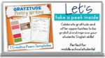 Gratitude Poetry Writing Activities - Poem Templates | Made By Teachers