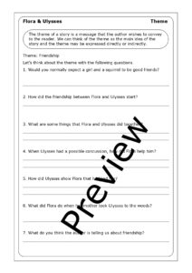 Kate DiCamillo "Flora & Ulysses" worksheets | Made By Teachers
