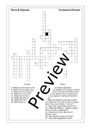 Kate DiCamillo "Flora & Ulysses" worksheets | Made By Teachers