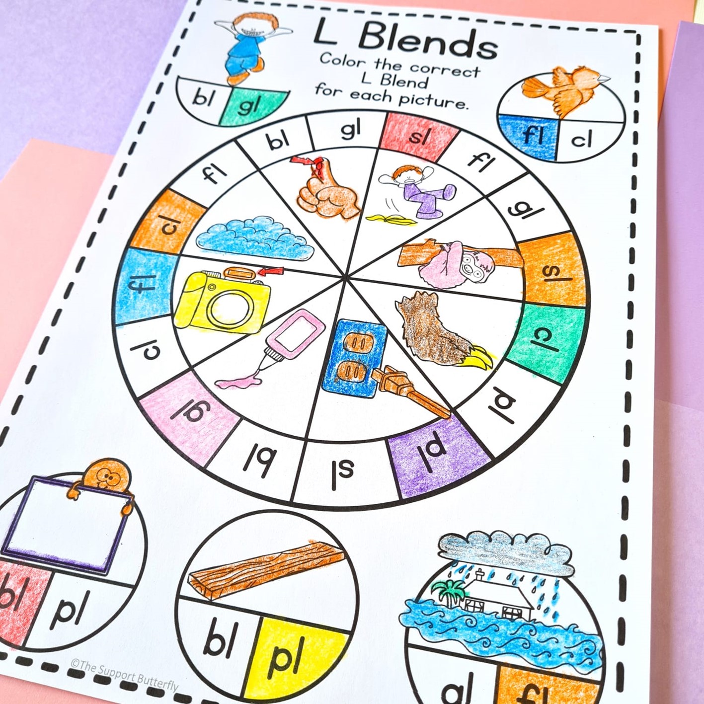 L Blends Activities and Worksheets | Made By Teachers