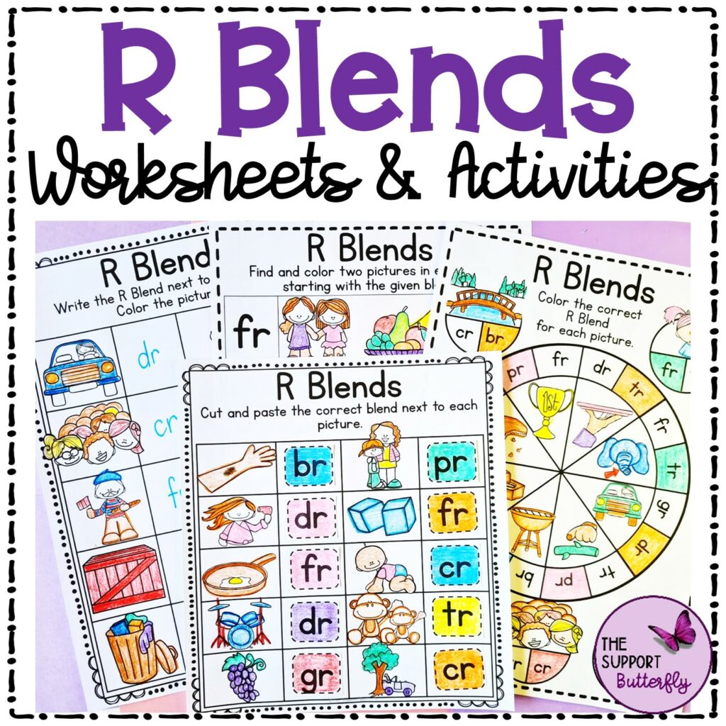 R Blends Activities and Worksheets | Made By Teachers