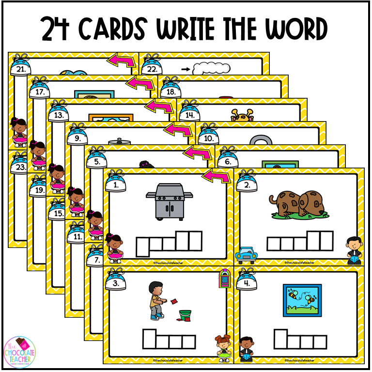 Double Consonants - FF LL SS ZZ - Phonics Center - Write the Room ...
