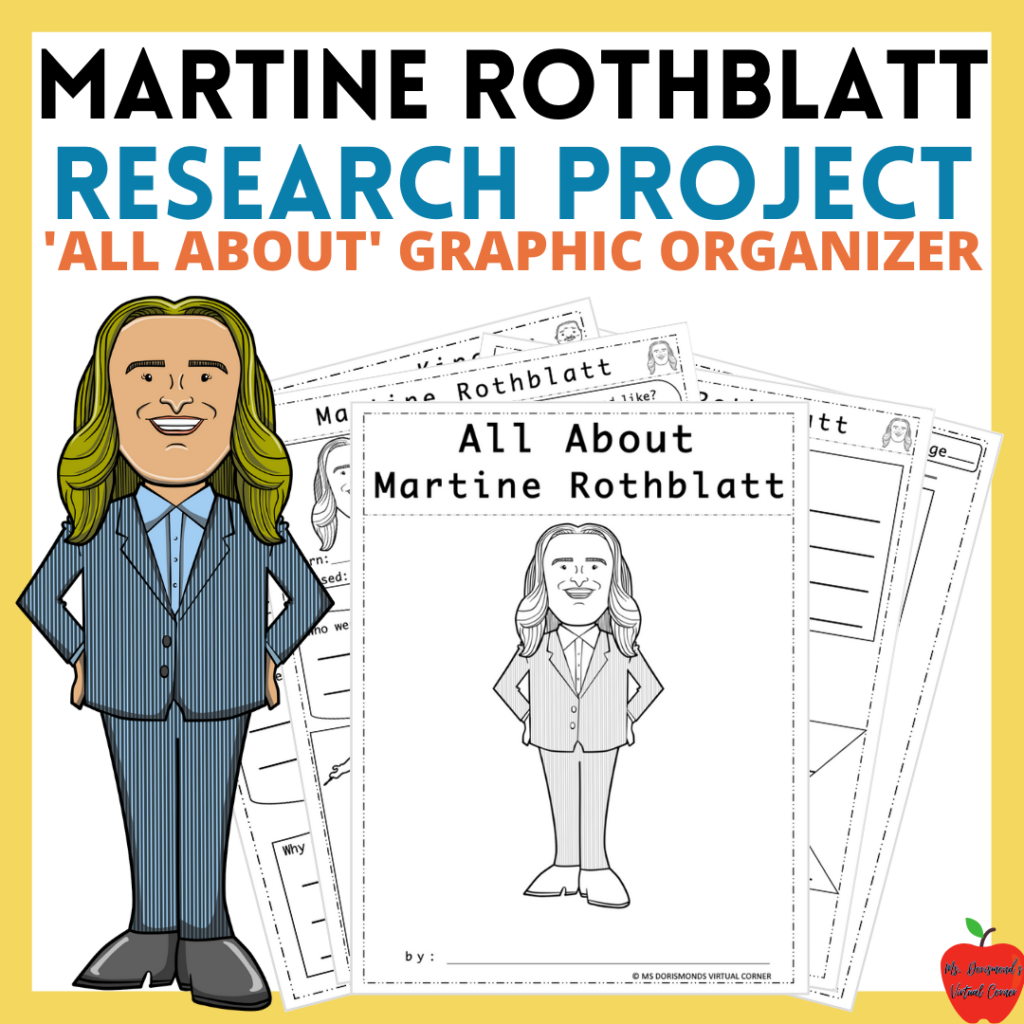 Martine Rothblatt All-About Research Project Graphic Organizer ...