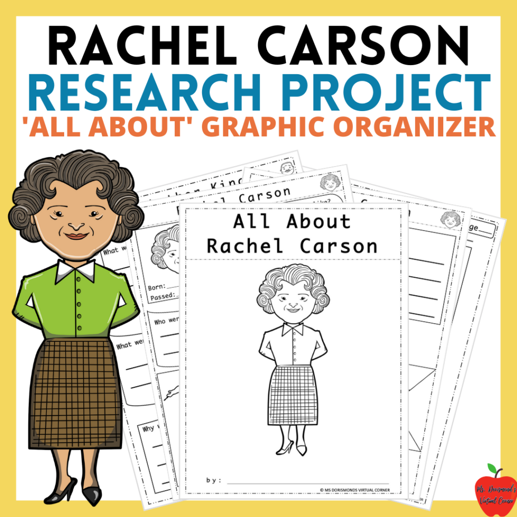 Rachel Carson All-About Research Project Graphic Organizer | Biography ...