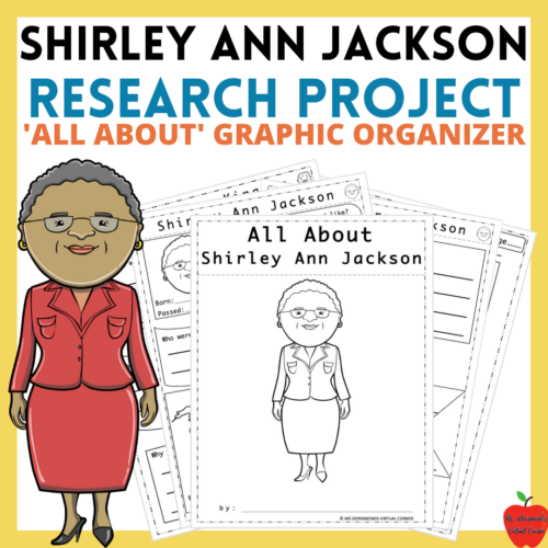 Shirley Ann Jackson All-About Research Project Graphic Organizer ...