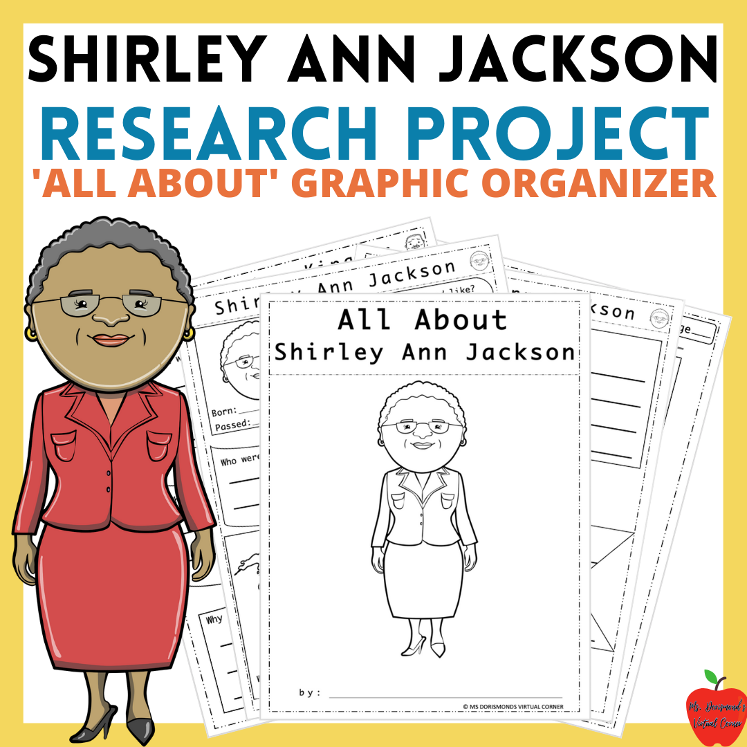 Katherine Johnson All-About Research Project Graphic Organizer ...