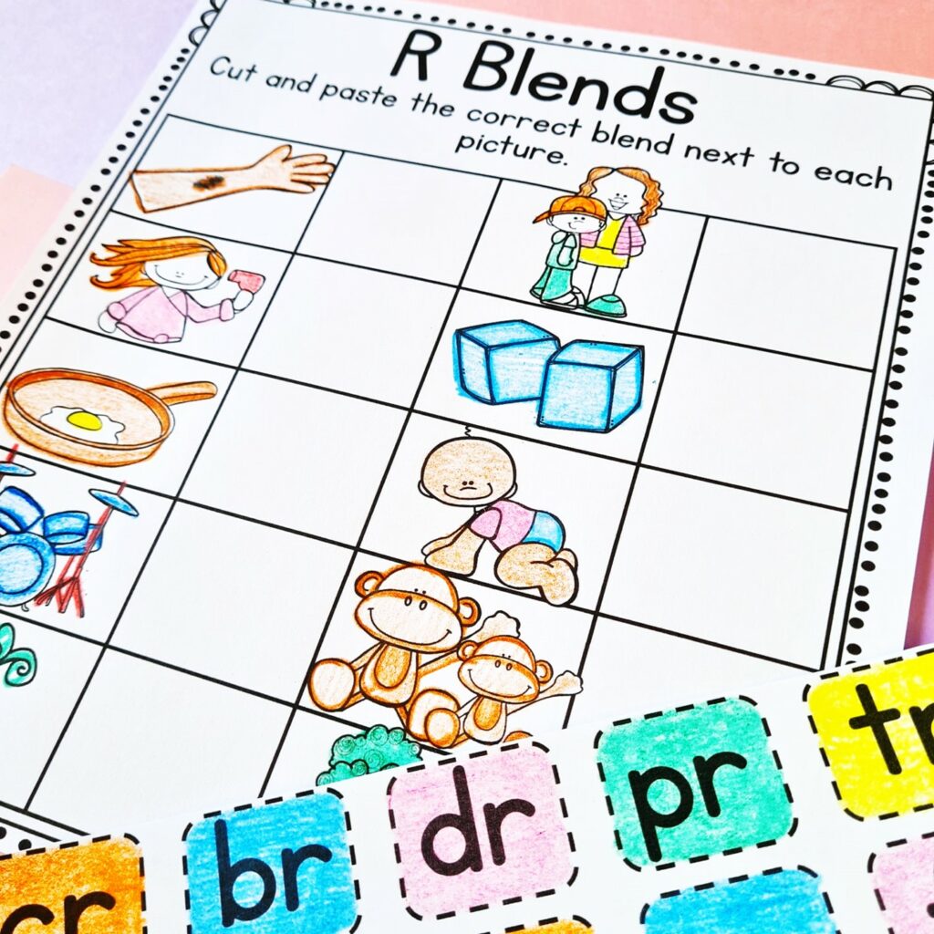 S, L & R Initial Blends Activities and Worksheets | Made By Teachers