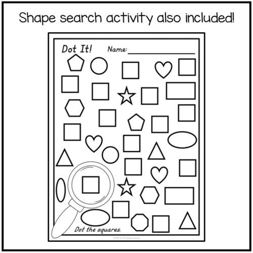 2D Shape Bingo Dabber Do a Dot Activities | Made By Teachers
