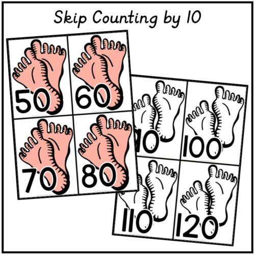 Skip Counting by 2, 5 and 10 Flashcards | Made By Teachers
