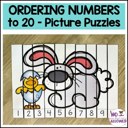Ordering Numbers 1 to 20 Spring Picture Puzzles | Made By Teachers