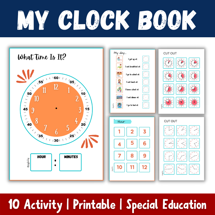 Telling Time Learning Binder | Made By Teachers