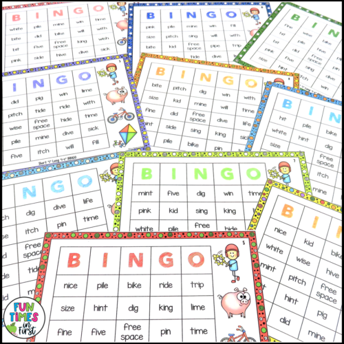 Short Vowel i and CVCe Words No Prep Phonics Games | 1st Grade Phonics ...