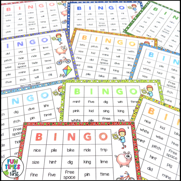 Short Vowel i and CVCe Words No Prep Phonics Games | 1st Grade Phonics ...