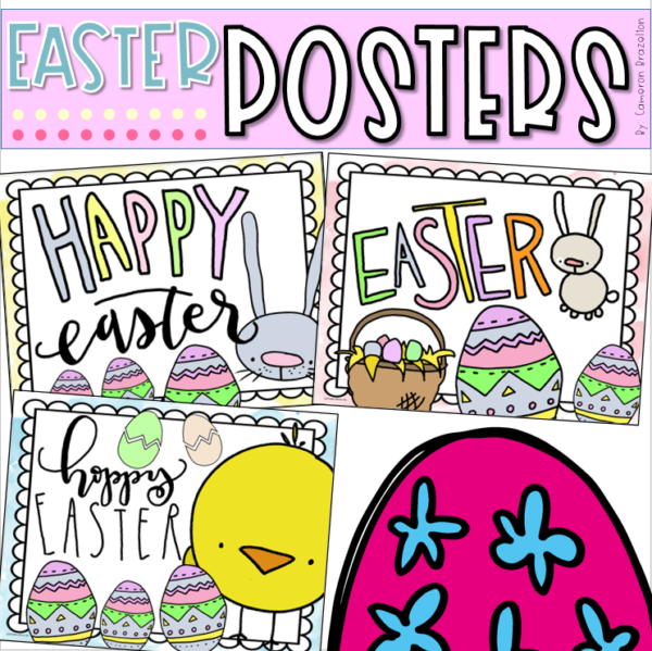 Easter Spring Posters for Bulletin Boards Classroom Signs | Made By ...