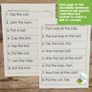 Decodable Sentences for Orton-Gillingham Lesson Plans Level 1 | Made By ...