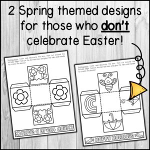 Easter Basket Craft Activity | Easter Baskets Template | Low-Prep ...