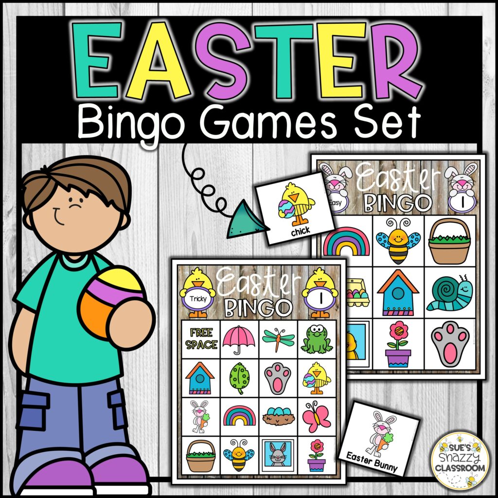 Easter Bingo Games Set | Made By Teachers