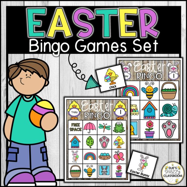 Easter Bingo Games Set | Made By Teachers