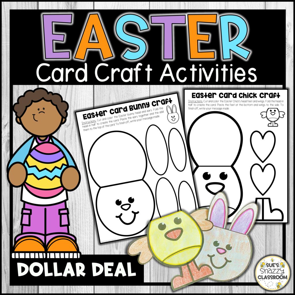 Fun Easter Craft Activities | Easy Easter Cards | Spring DOLLAR DEAL ...