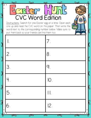 Easter Egg Hunt - ELA and Math Activities | Made By Teachers