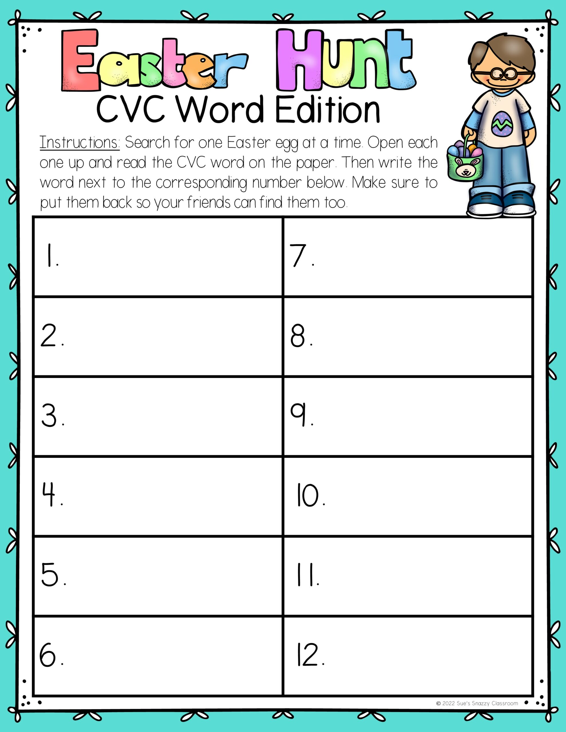 Easter Egg Hunt - ELA and Math Activities | Made By Teachers