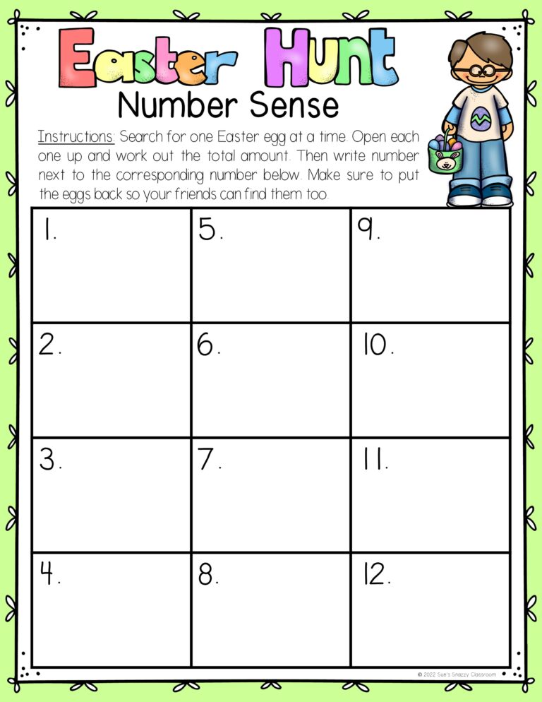 Easter Egg Hunt - ELA and Math Activities | Made By Teachers