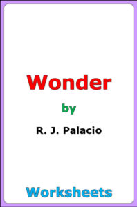 R. J. Palacio "Wonder" worksheets | Made By Teachers