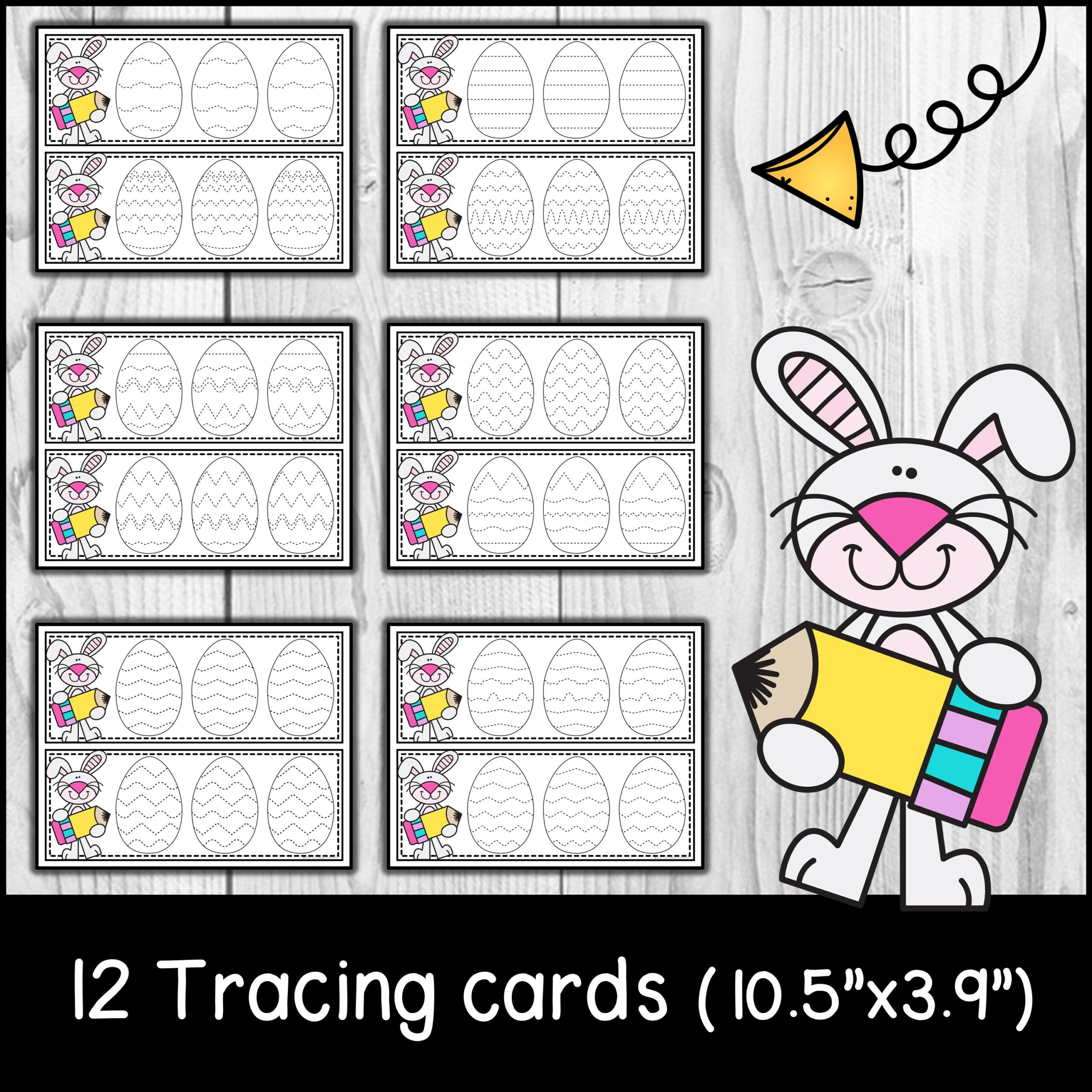 Easter Egg Pre-Writing Line Tracing Practice - Fine Motor Skills ...