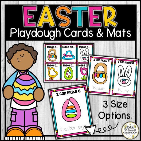 Easter Playdough Cards and Mats | Fine Motor Skills Practice Activities ...