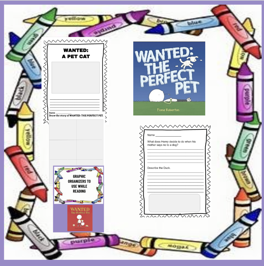WANTED: THE PERFECT PET BY FIONA ROBERTON READING & WRITING PACKET ...