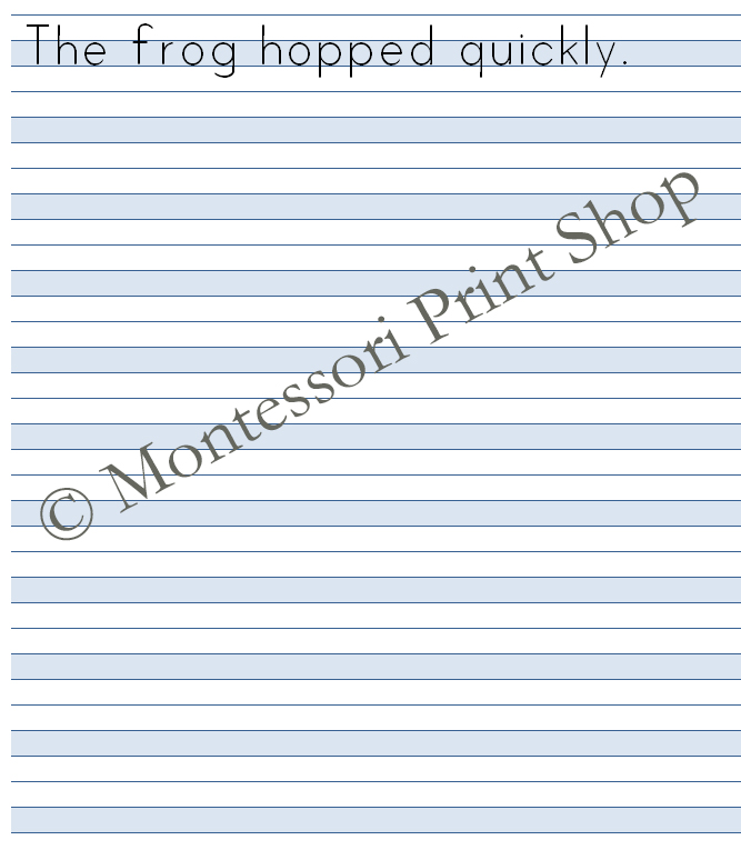 Montessori Writing Paper Bundle | Made By Teachers