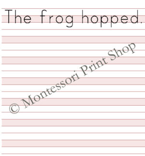 Montessori Writing Paper Bundle | Made By Teachers