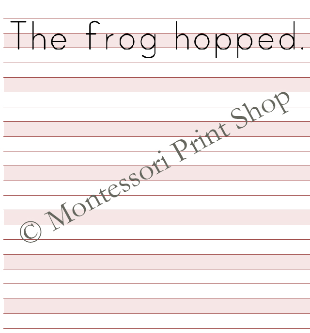 Montessori Writing Paper Bundle | Made By Teachers