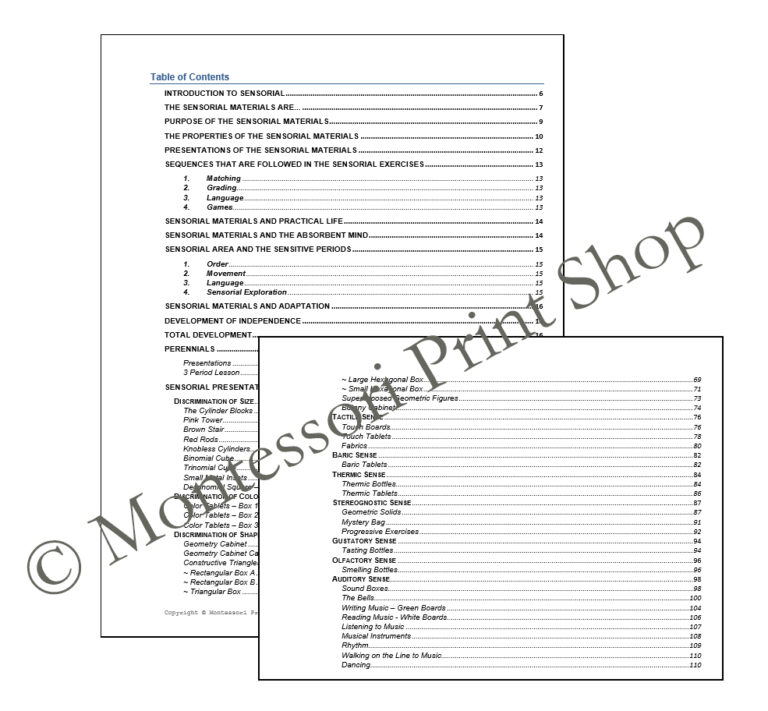 Primary Montessori Teaching Manuals Bundle (2½-6 years old) | Made By ...
