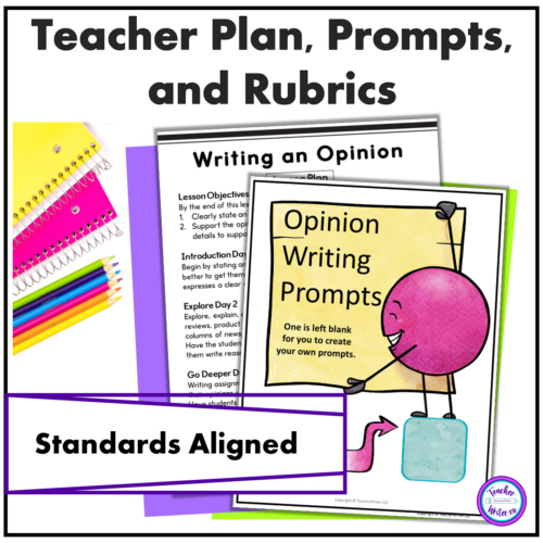 Opinion Writing Lesson Prompts With Graphic Organizers | Made By Teachers
