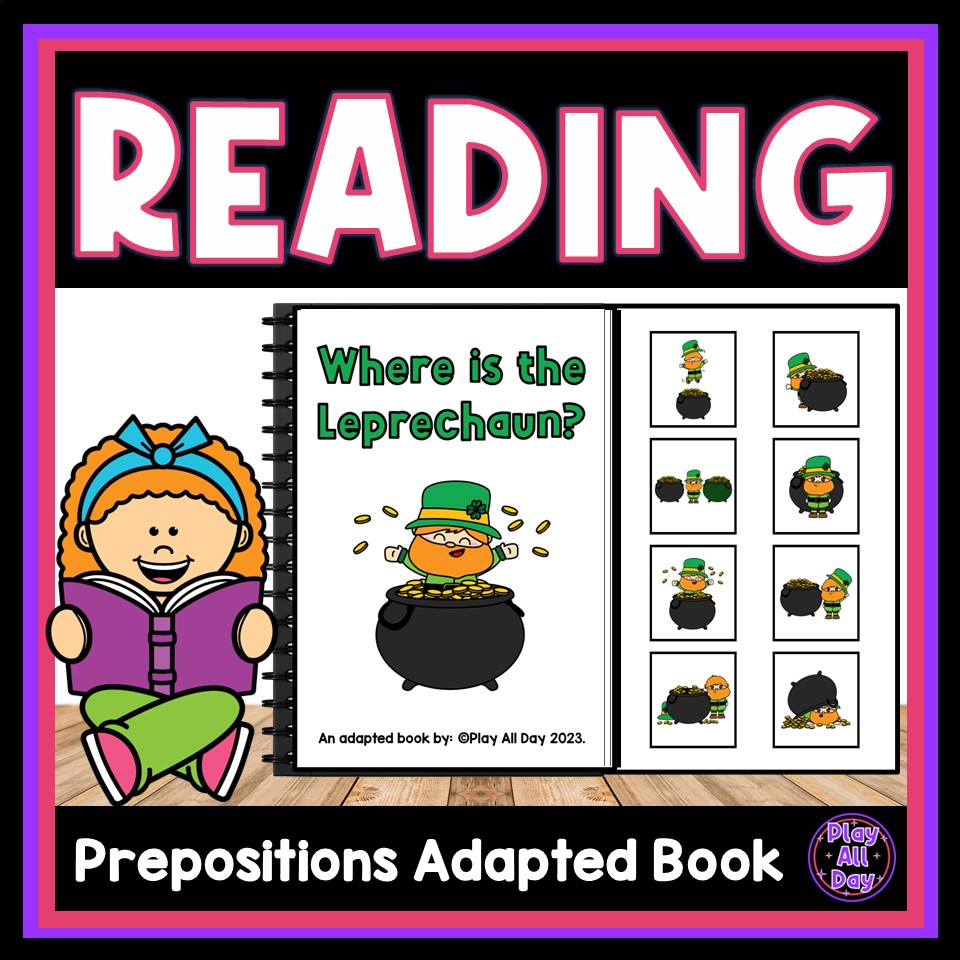 St. Patrick’s Day Prepositions Adapted Book and Flash Cards ...