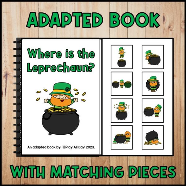 St. Patrick’s Day Prepositions Adapted Book and Flash Cards ...