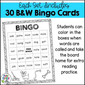 Long and Short Vowels Phonics Bingo Bundle | CVCe Words | No Prep ...