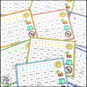 Long and Short Vowels Phonics Bingo Bundle | CVCe Words | No Prep ...