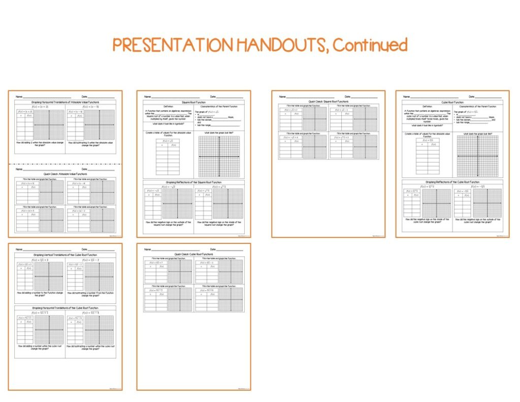 Nonlinear Functions | Made By Teachers