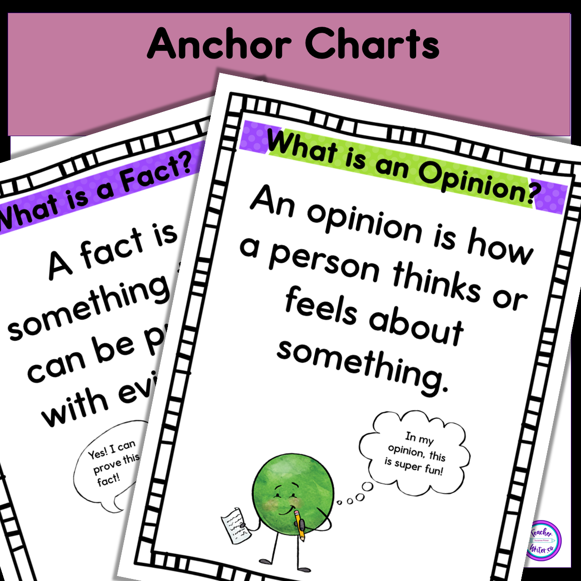 Fact or Opinion Task Cards and Game | Made By Teachers