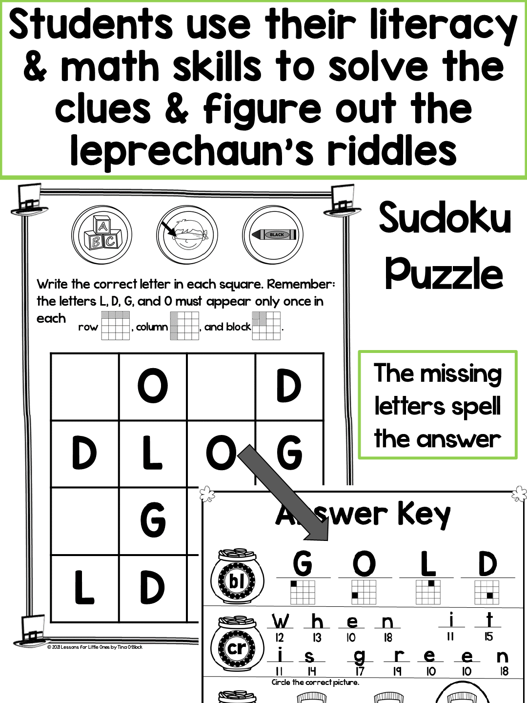 St. Patrick's Day Activities Crafts Math Science Language Arts ...