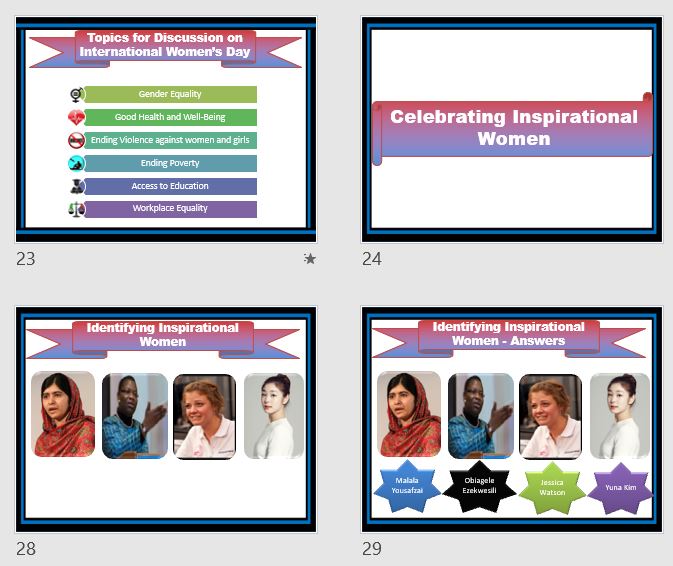 International Women's Day History Powerpoint presentation - editable ...