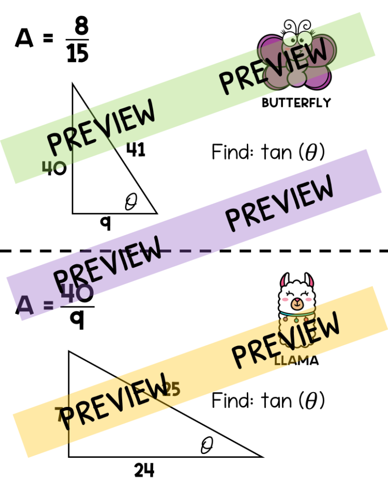 Trig Ratios Scavenger Hunt | Right Triangle Trigonometry Unit | Made By ...