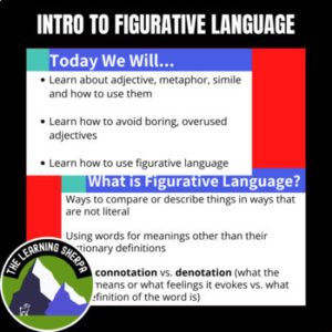 Descriptive Language: Adjective Metaphor and Simile | Made By Teachers