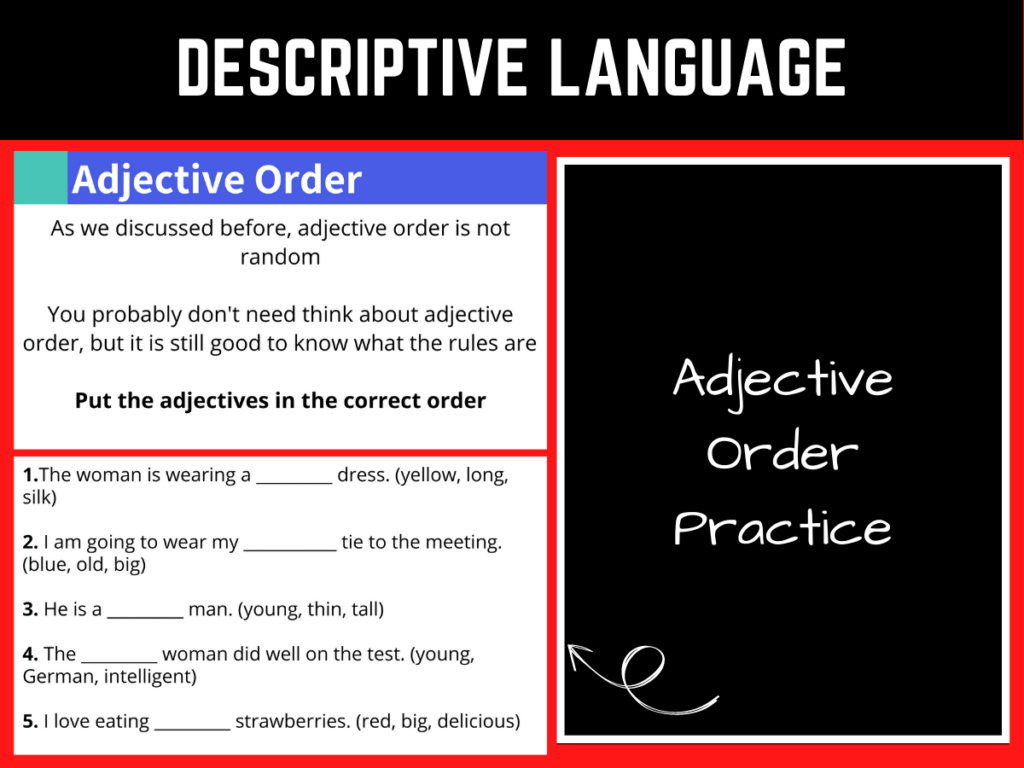 Descriptive Language: Adjective Metaphor and Simile | Made By Teachers