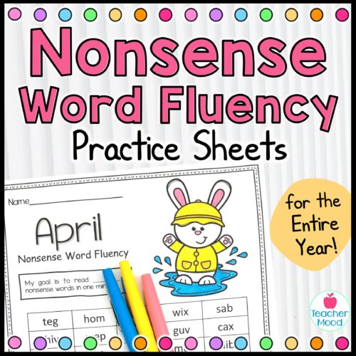 Nonsense Word Fluency Practice Sheets | Oral Reading Fluency | NWF ...