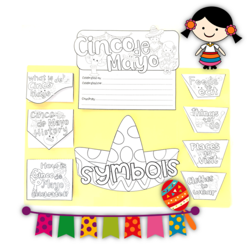 Cinco de Mayo Lapbook with Reading Comprehension Activities | Made By ...