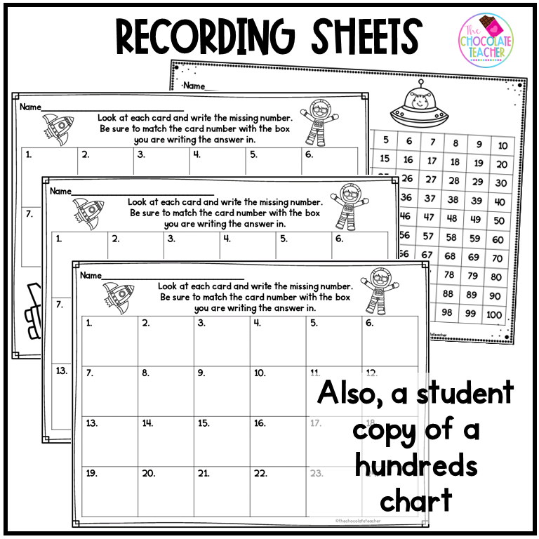 One More One Less - Ten More Ten Less - Math Center - Write the Room ...